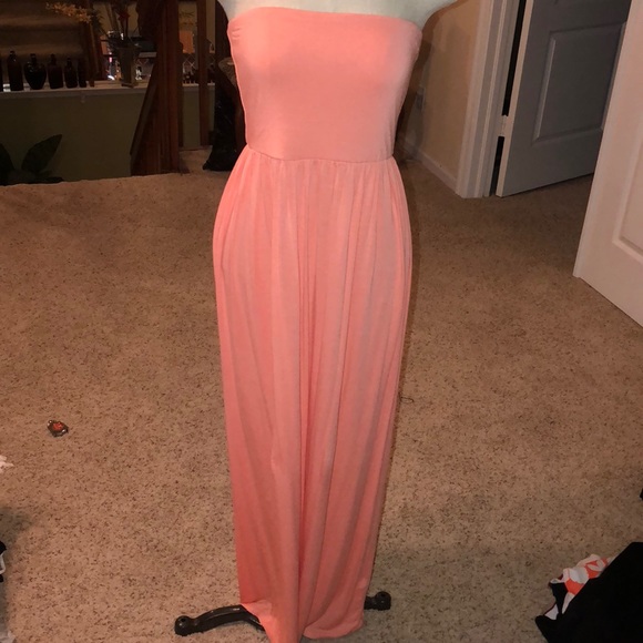 Forever 21 | Dresses | Moving Sale Nwot Forever 2 Coral Maxi Dress ...